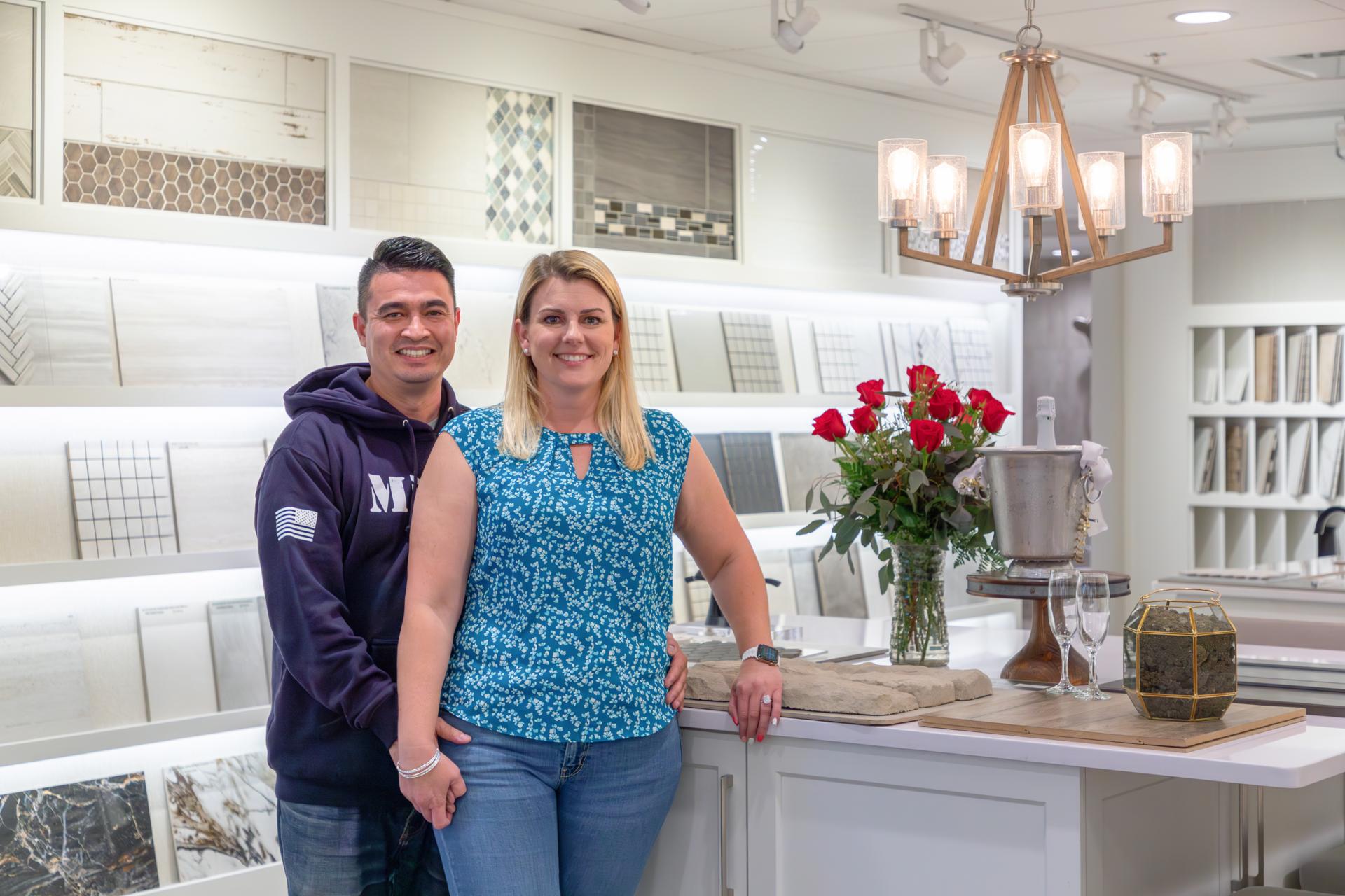 She said yes! Drees homebuyers get engaged at the Design Center
